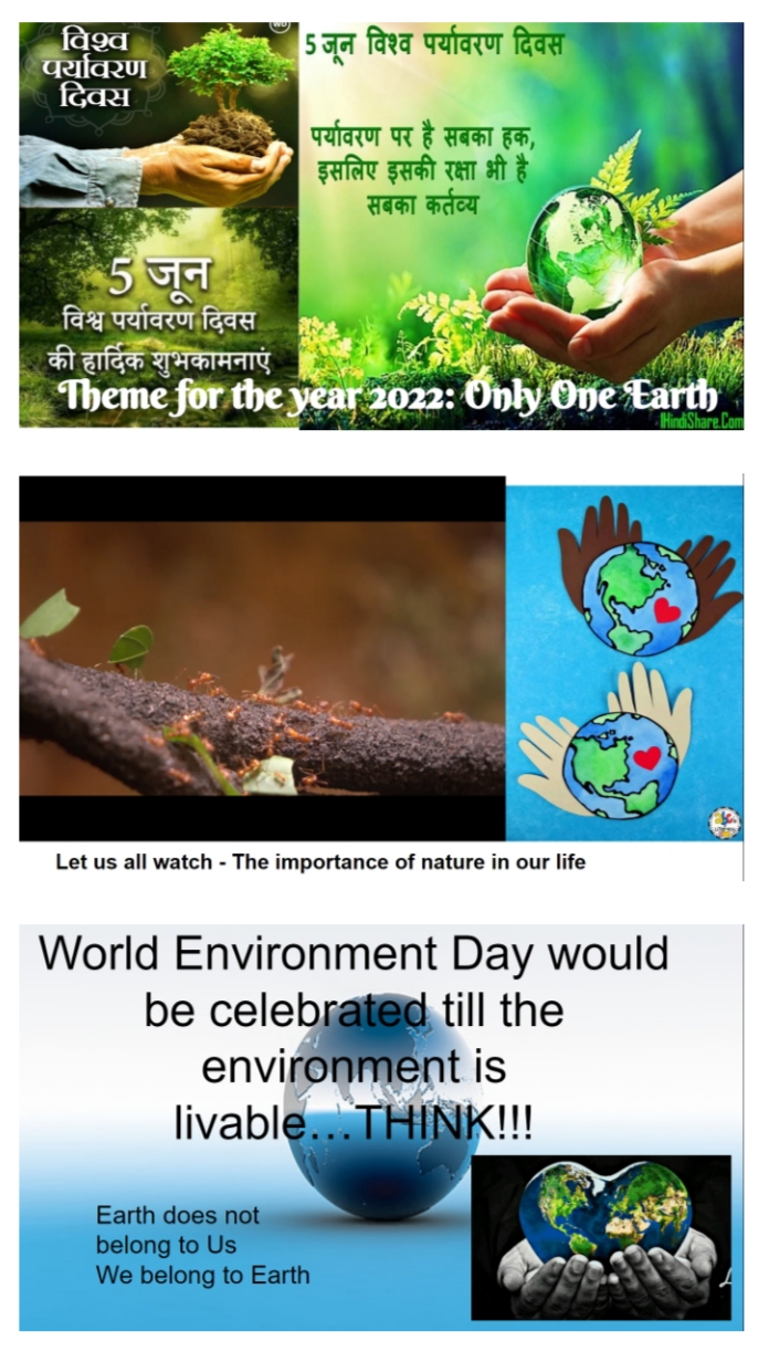 WORLD ENVIRONMENT DAY ASSEMBLY. – CJM International