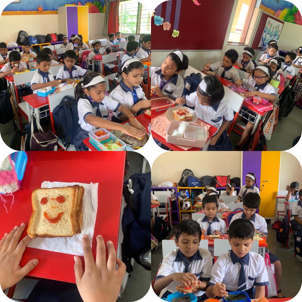 SANDWICH MAKING ACTIVITY – PRIMARY SECTION. – CJM International