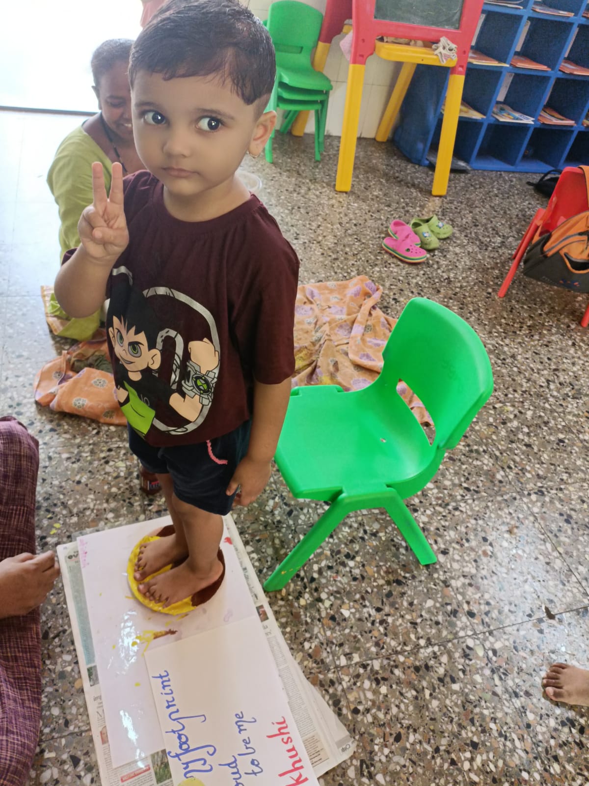 FOOT PRINT ACTIVITY – NURSERY – CJM International